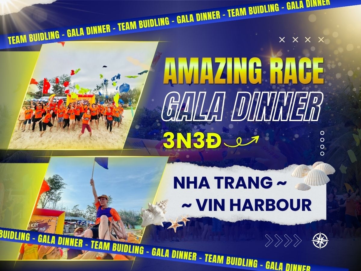 tour Nha Trang 3N3Đ Khách Đoàn: Amazing Race & Vin Harbour