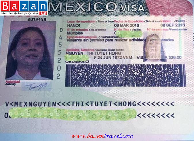 Xin Visa Mexico - Dịch vụ làm Visa uy tín, nhanh chóng