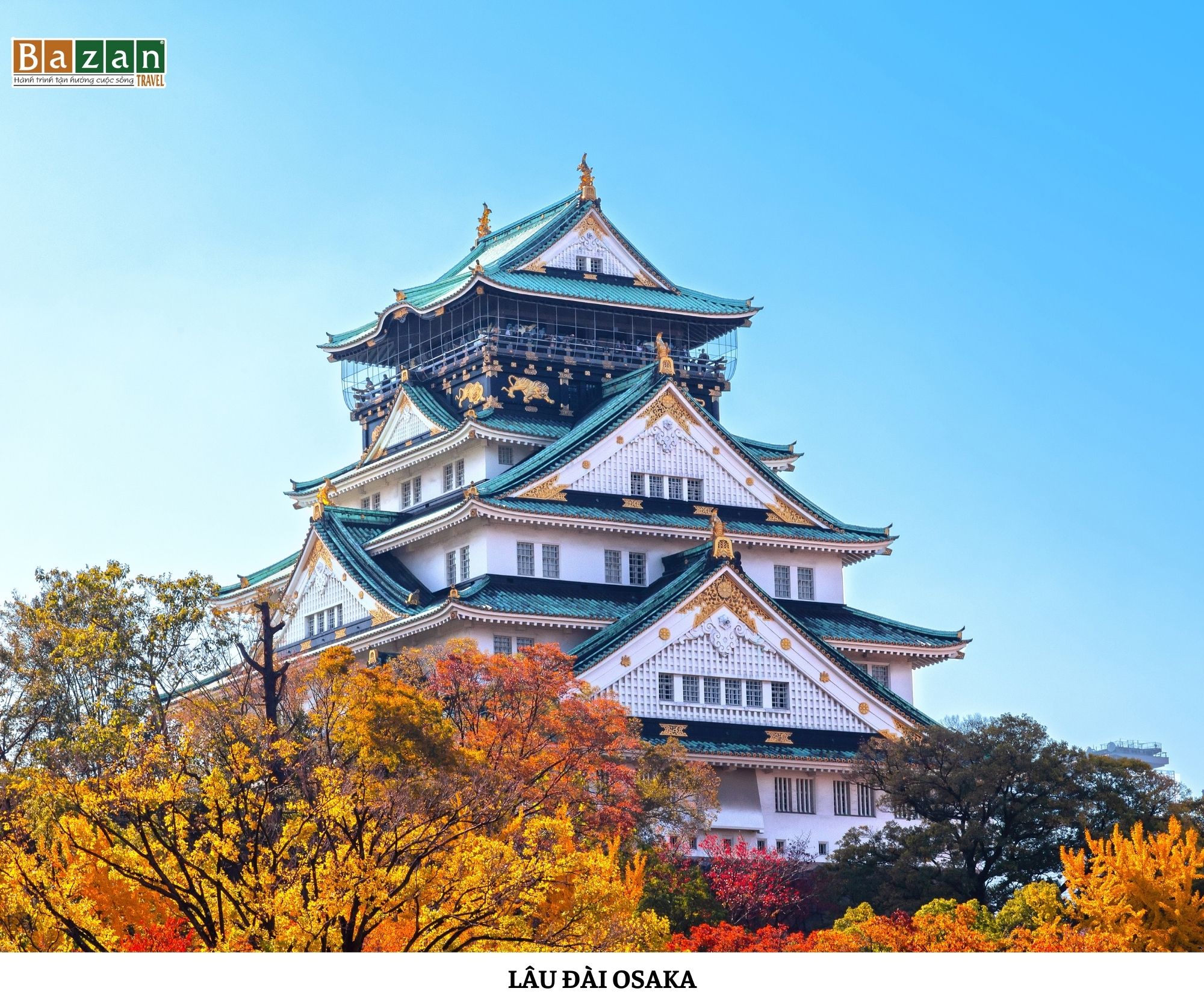 Tour Nhật Bản 5N5Đ: Osaka - Kobe - Kyoto - Fuji - Tokyo